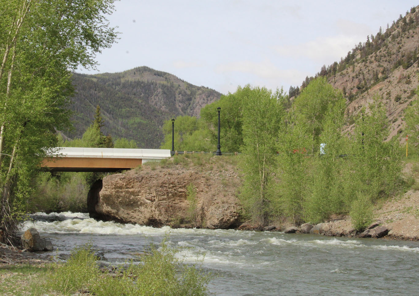 High water runoff in the lower Lake Fork River, is on track to peak ...